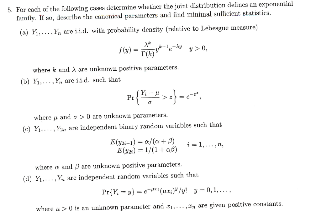 Solved 5. For each of the following cases determine whether | Chegg.com Solved 5. For each of the following cases determine whether | Chegg.com