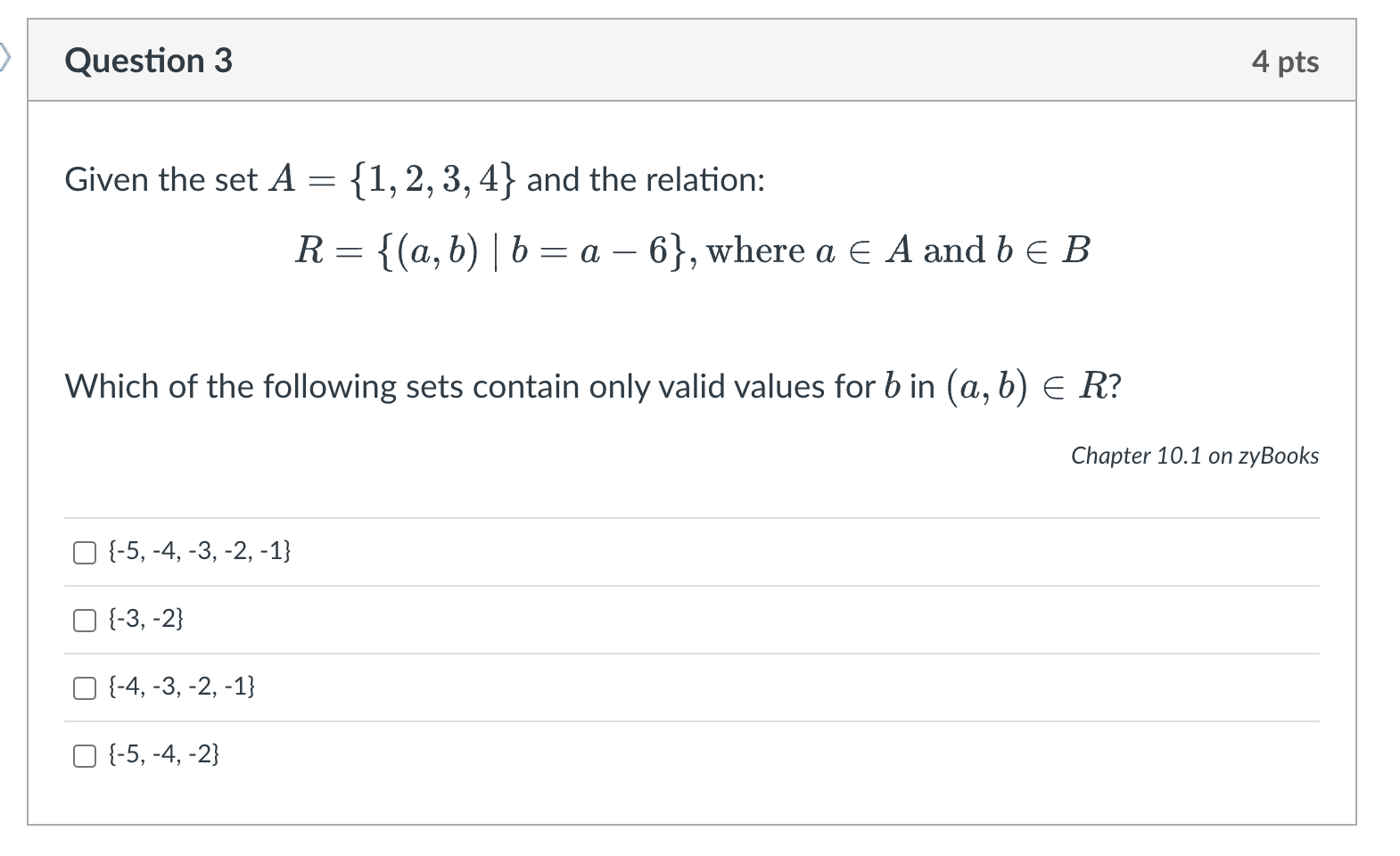 Solved Given the set A={1,2,3,4} and the relation: | Chegg.com