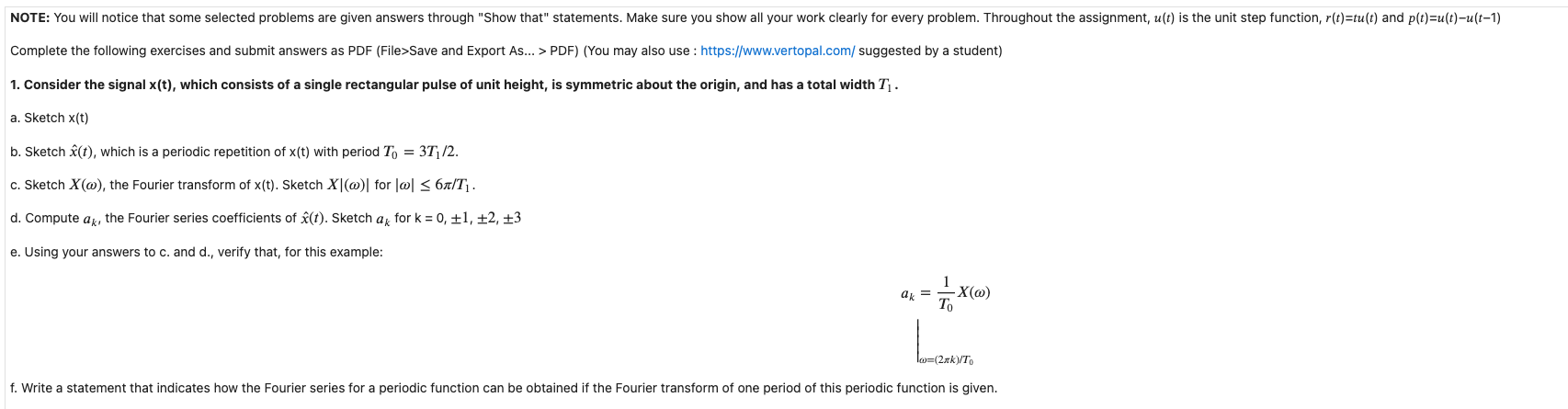 Solved Complete the following exercises and submit answers | Chegg.com