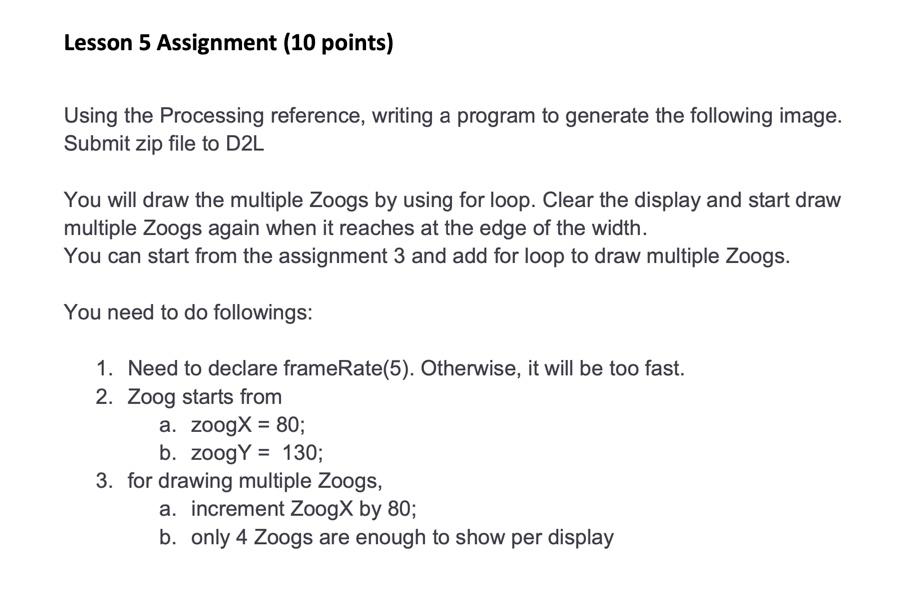 Solved Using the Processing reference, writing a program to | Chegg.com