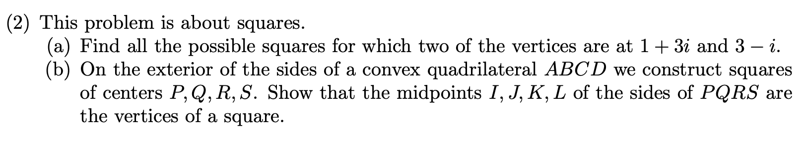 Solved (2) This problem is about squares. (a) Find all the | Chegg.com
