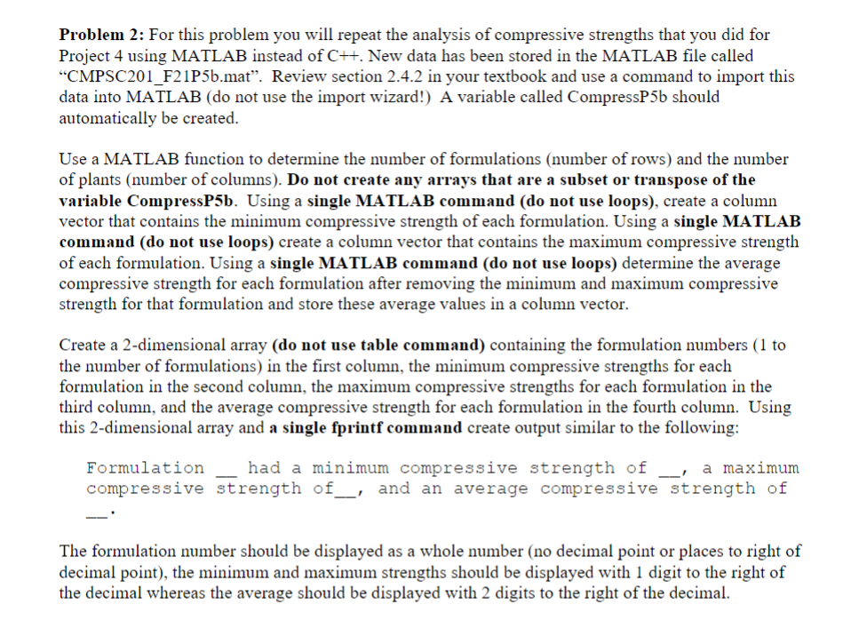 Solved Problem 2: For this problem you will repeat the | Chegg.com