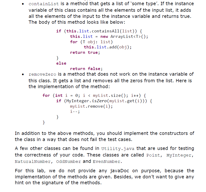 Solved 2. Programming Task For this lab, we are asking you | Chegg.com