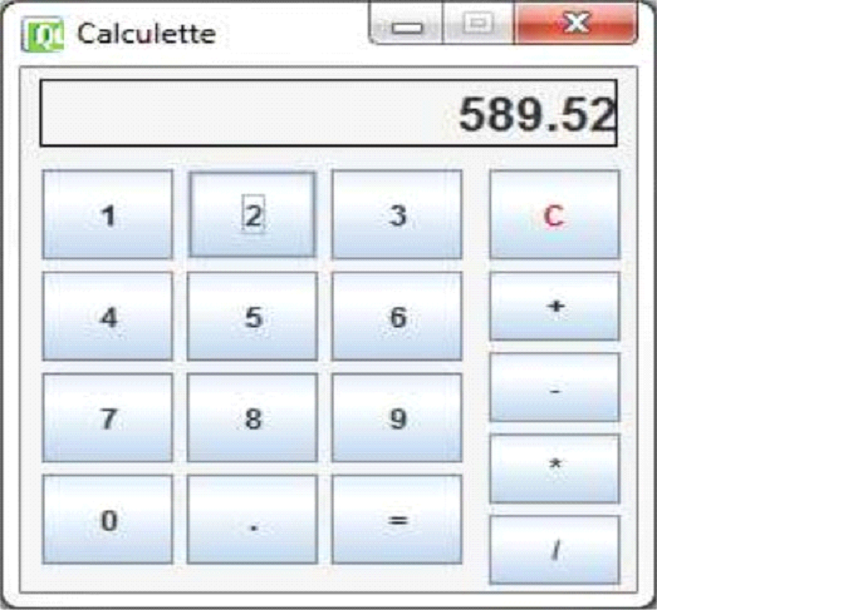 Solved Our aim is to create a basic calculator (graphical) | Chegg.com