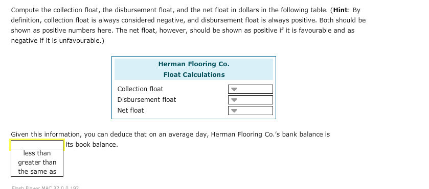 Solved 2. Cheque clearing and the use of float Aa Aa Float | Chegg.com