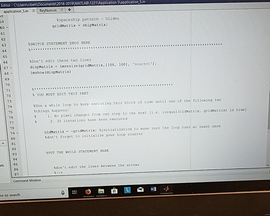 Solved 3. Conway's Game of Life Read the description of | Chegg.com