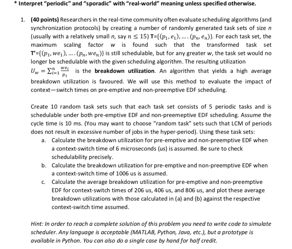 * Interpret "periodic" and "sporadic" with | Chegg.com
