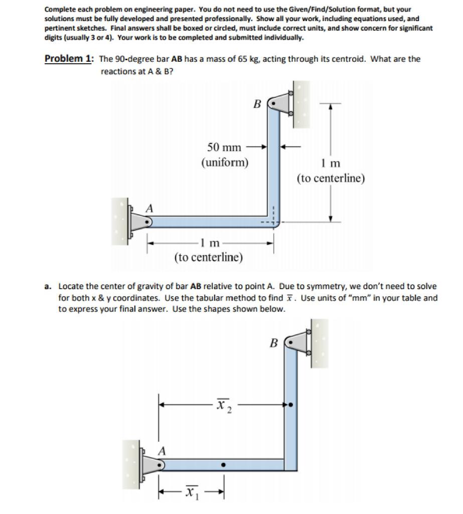 Solved Complete each problem on engineering paper. You do | Chegg.com