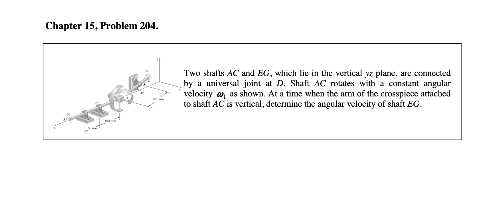 Solved Chapter 15, ﻿Problem 204.Two shafts \( ﻿A C \) ﻿and | Chegg.com