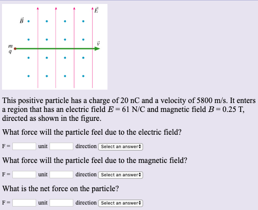 Solved This positive particle has a charge of 20 nC and a | Chegg.com