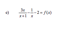 Solved x+13x−x1−2=f(x) | Chegg.com