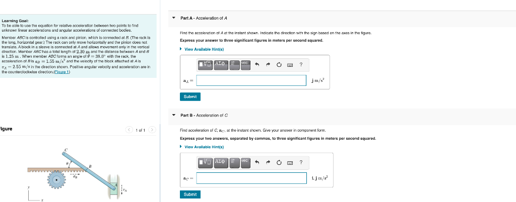 Solved Rowe Part A At a given instant the slider block A is | Chegg.com