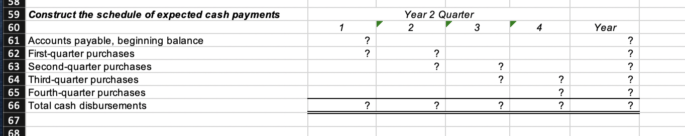 Solved Chapter 8: Applying Excel: Excel Worksheet (Part 1 of | Chegg.com