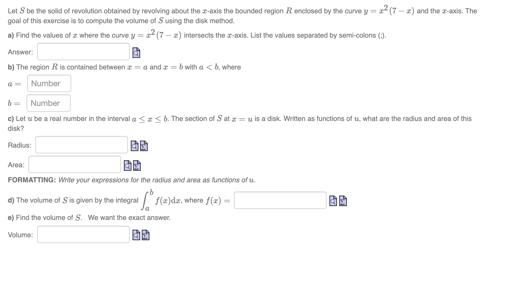 Solved Let S be the solid of revolution obtained by | Chegg.com
