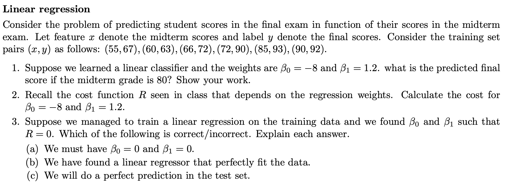 linear-regression-consider-the-problem-of-predicting-chegg