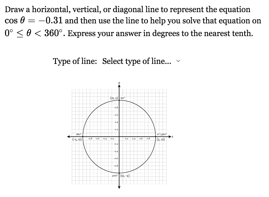 Solved Draw a horizontal, vertical, or diagonal line to | Chegg.com
