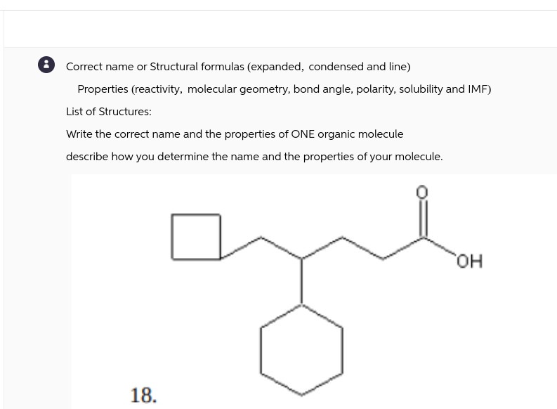 Solved Correct name or Structural formulas (expanded, | Chegg.com