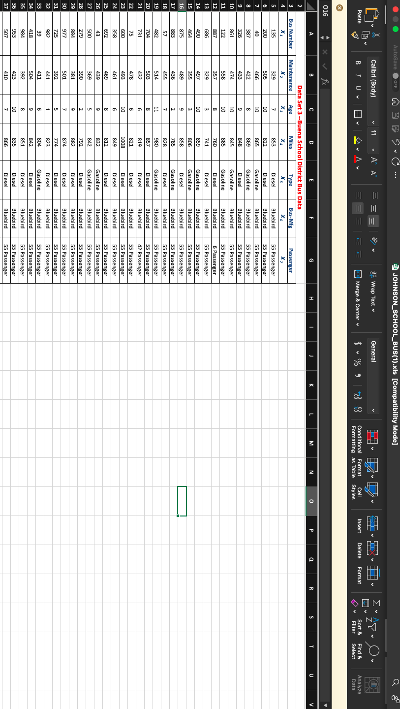 Solved The attached MS-Excel file contains data on the | Chegg.com