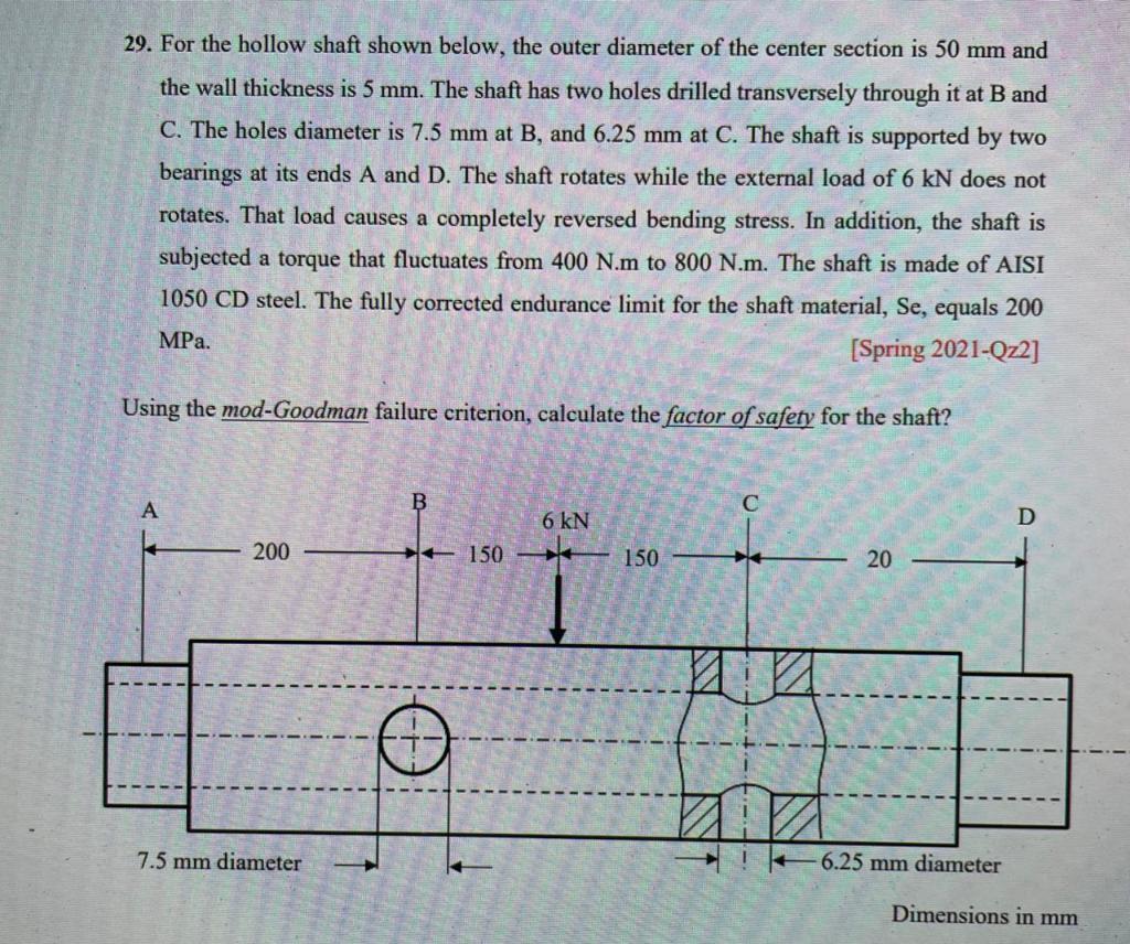 Solved the distance between CD is 200 or 20 mm It is 20 mm | Chegg.com