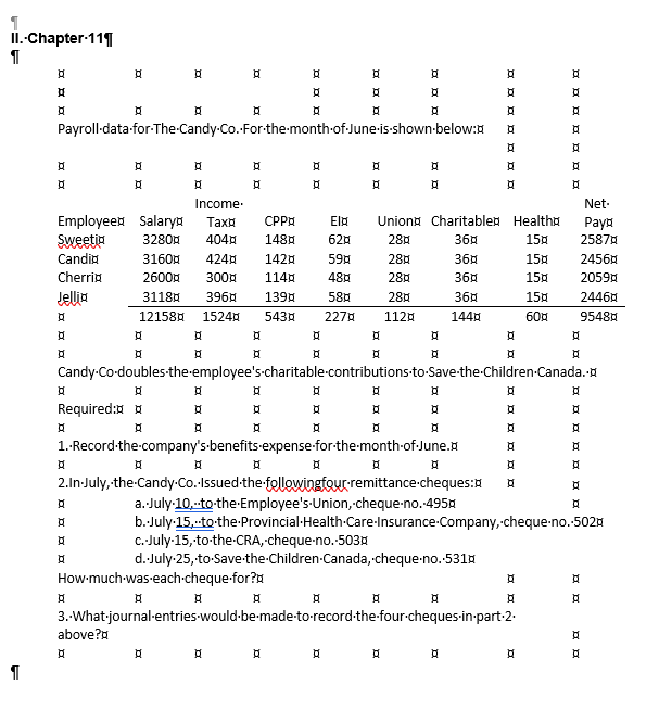 II. Chapter-11Ф | Chegg.com