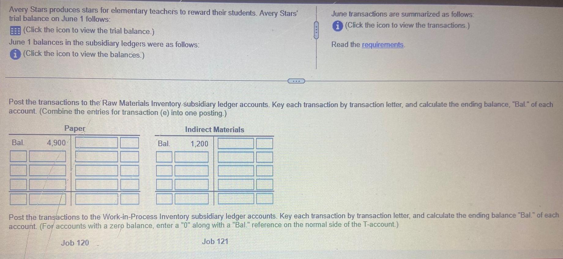 Solved Avery Stars produces stars for elementary teachers to | Chegg.com