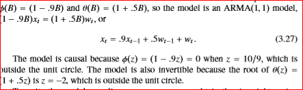 3.16 Consider the ARMA(1,1) model discussed in | Chegg.com