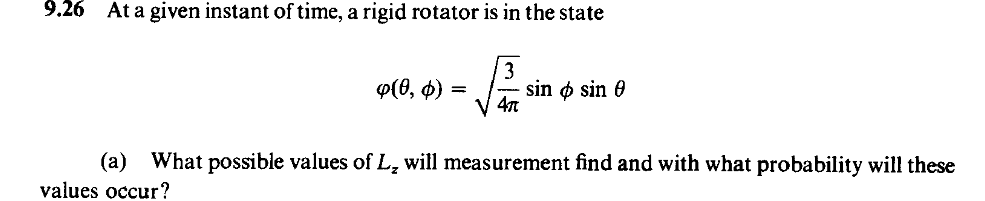Solved 9.26 ﻿At a given instant of time, a rigid rotator is | Chegg.com