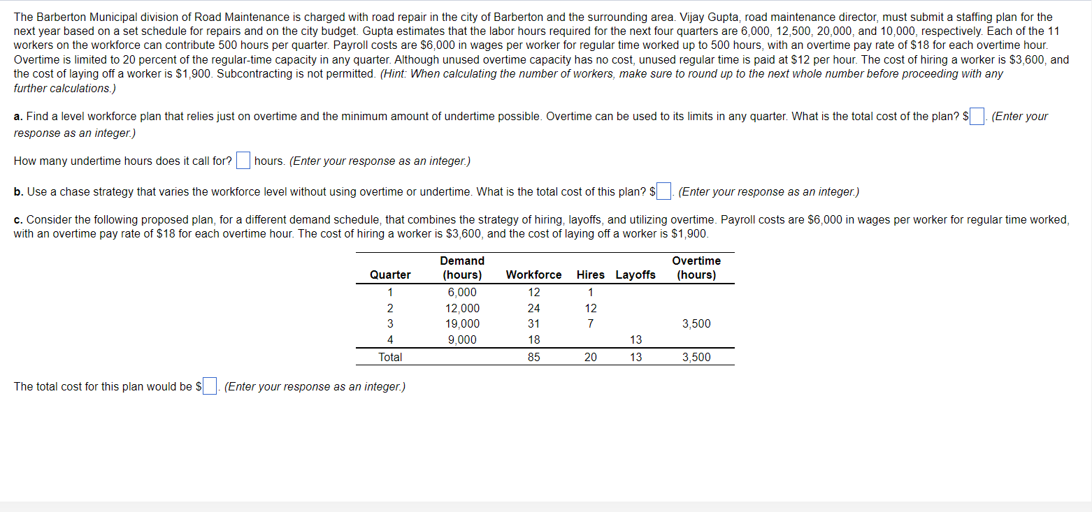 Solved further calculations.) (Enter your response as an | Chegg.com