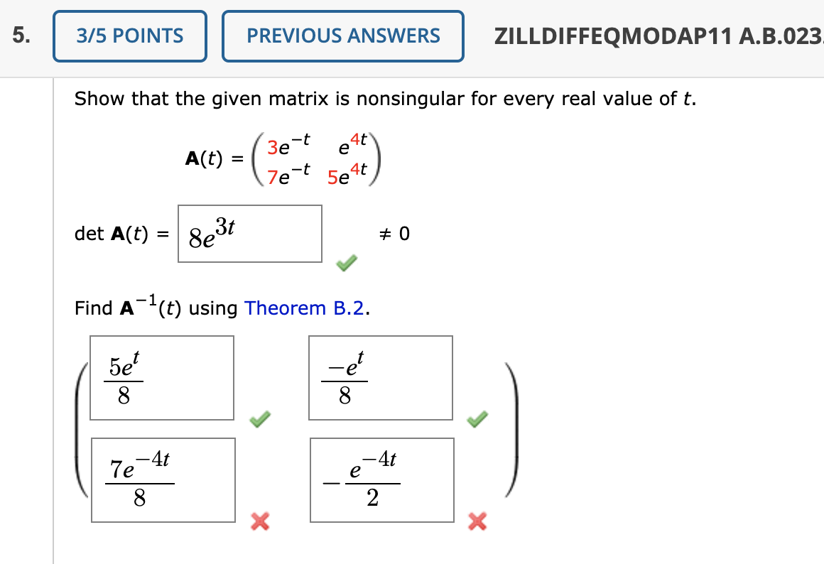 Solved 3/5 POINTS PREVIOUS ANSWERS ZILLDIFFEQMODAP11 | Chegg.com