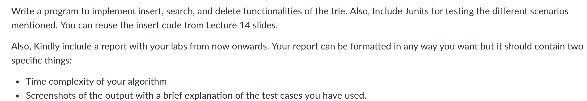 Solved Write A Program To Implement Insert Search And
