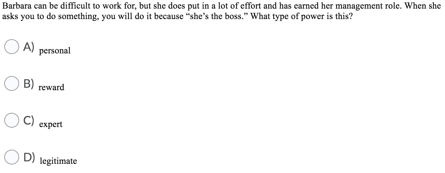 Solved As a management trainee, you are assigned to a mentor | Chegg.com