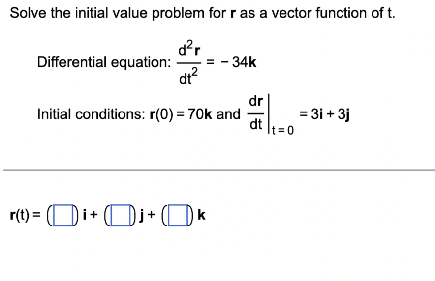 [Solved]: Solve the initial value problem for ( mathbf{r