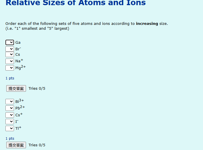 Solved code class="asciimath">Relative Sizes of Atoms and | Chegg.com