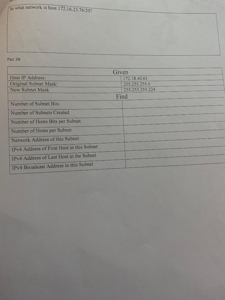 Solved Use VLSM to subnet the following. Routers are | Chegg.com