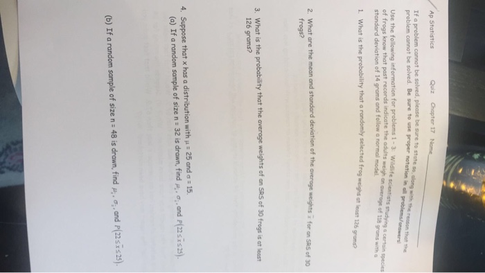 Solved Quiz If a problem cannot be solved, please be sure to | Chegg.com