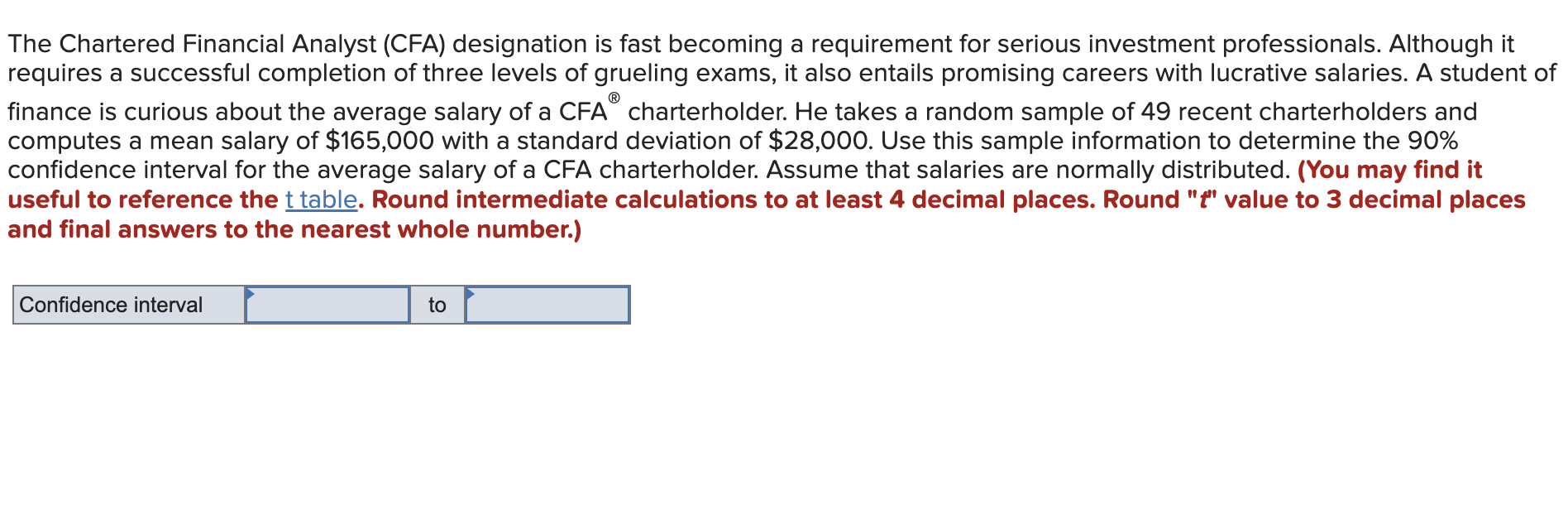 Solved The Chartered Financial Analyst (CFA) designation is | Chegg.com