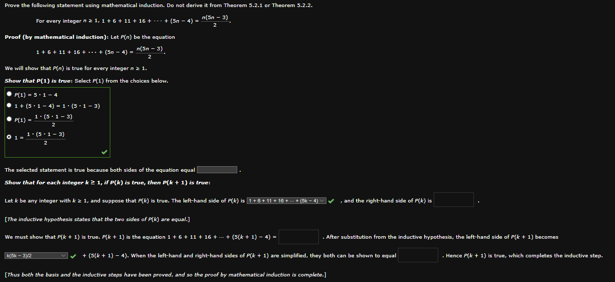 Solved Prove The Following Statement Using Mathematical 