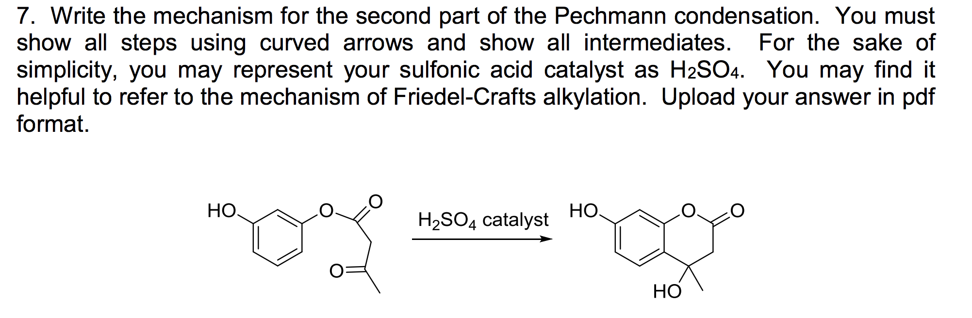 Solved 7. Write the mechanism for the second part of the | Chegg.com