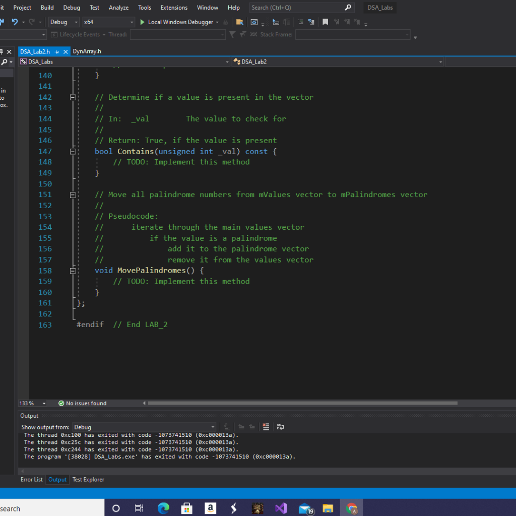 Solved With two vectors created mValues, and mPalidromes how | Chegg.com
