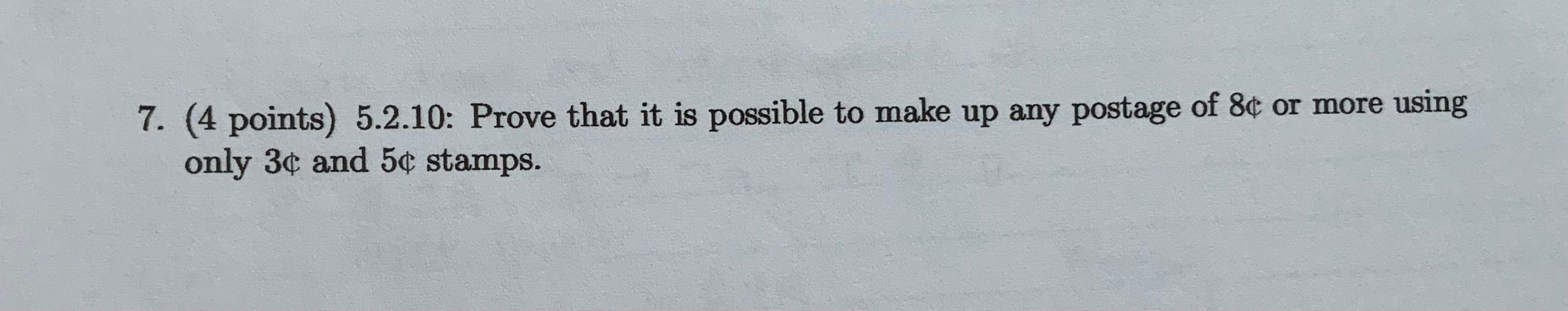 Solved 7. (4 points) 5.2.10: Prove that it is possible to | Chegg.com