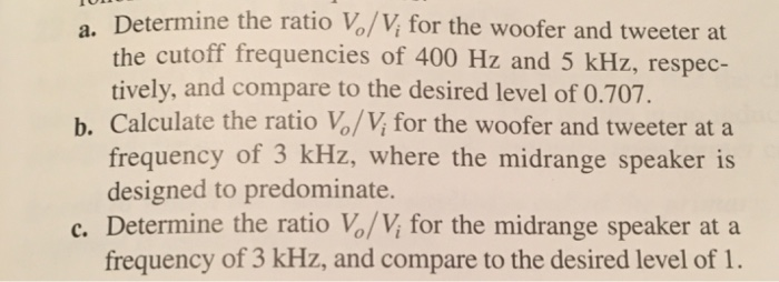 Solved 0 dB 400 Hz 3 dB Low 4.7 mH 8Ω 0 dB 400 Hz 5 kHz 3 dB | Chegg.com