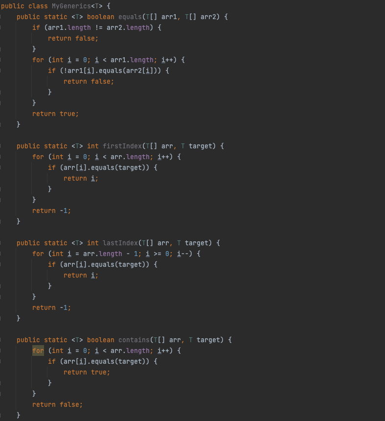 Solved Question 3 (20 Points) In the MyGenerics class, write | Chegg.com