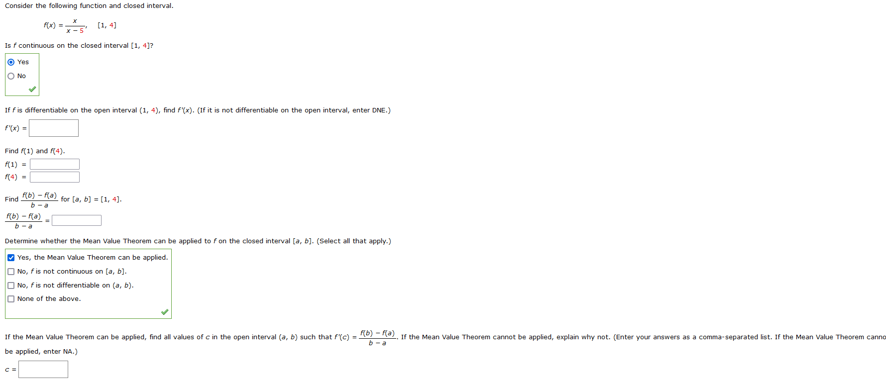Solved Consider the following function and closed interval. | Chegg.com