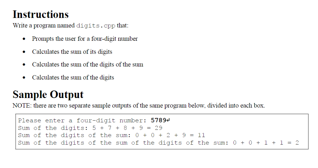 Solved I need help finishing out the code for this program | Chegg.com
