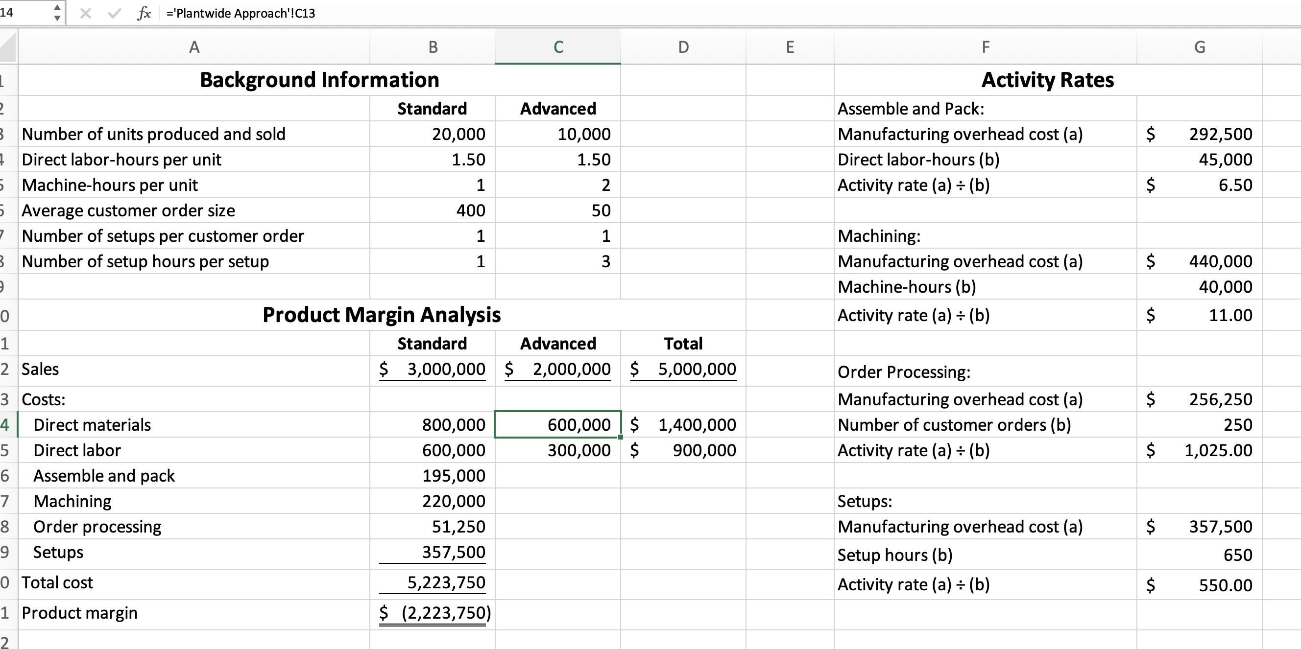 Solved 4.PLEASE HELP! check the Excel template attached | Chegg.com