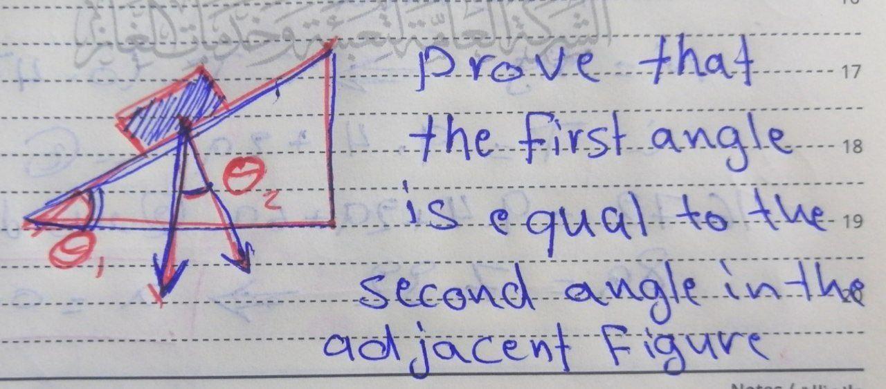 Solved LLLLS 17 18 prove that the first angle is equal to | Chegg.com
