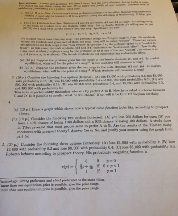 Solved questions. You have 3 hours Yos can use a calculator, | Chegg.com