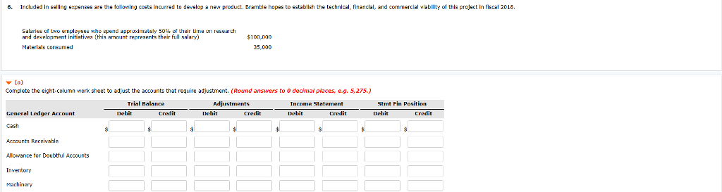 Problem 12-3 (Part Level Submission) Bramble | Chegg.com