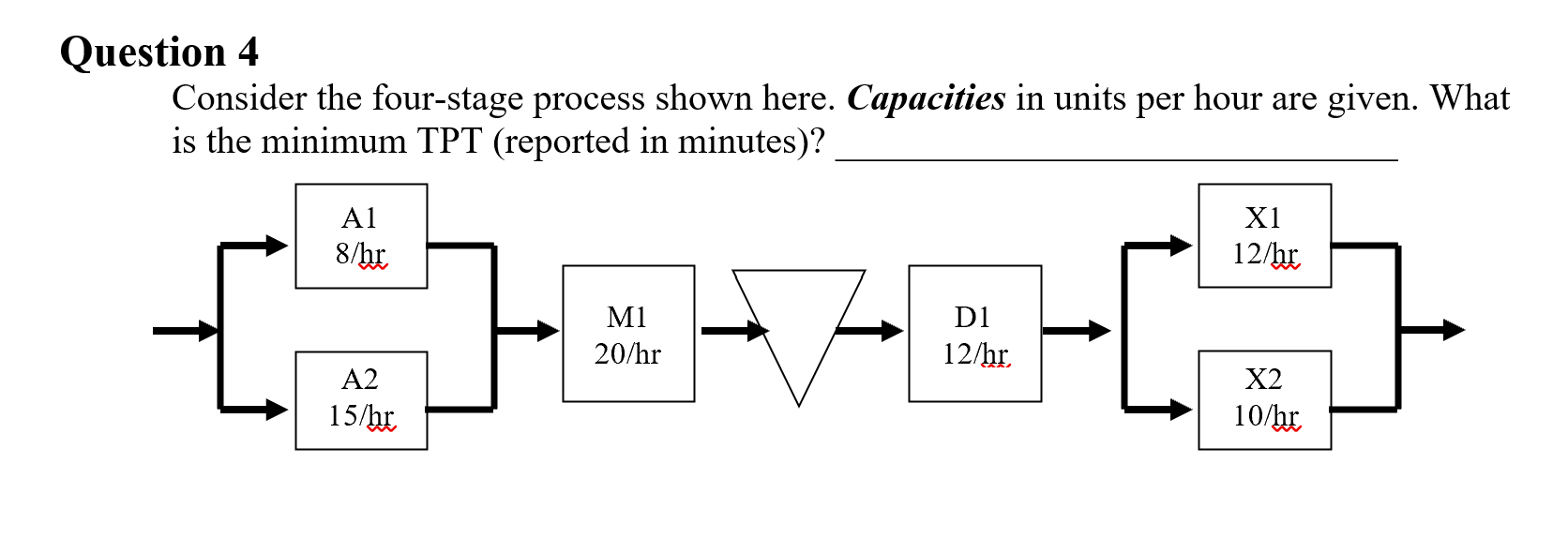 Solved uestion 4 Consider the four-stage process shown here. | Chegg.com