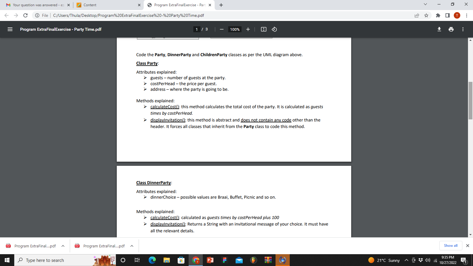 Solved Code the following program in Java. As a programmer, | Chegg.com